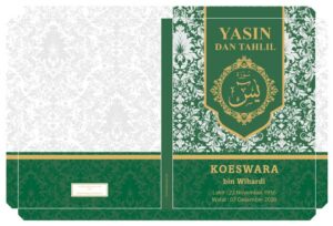 Desain Cover Yasin Kosong CDR dan PNG yang Keren - TOKO YASIN